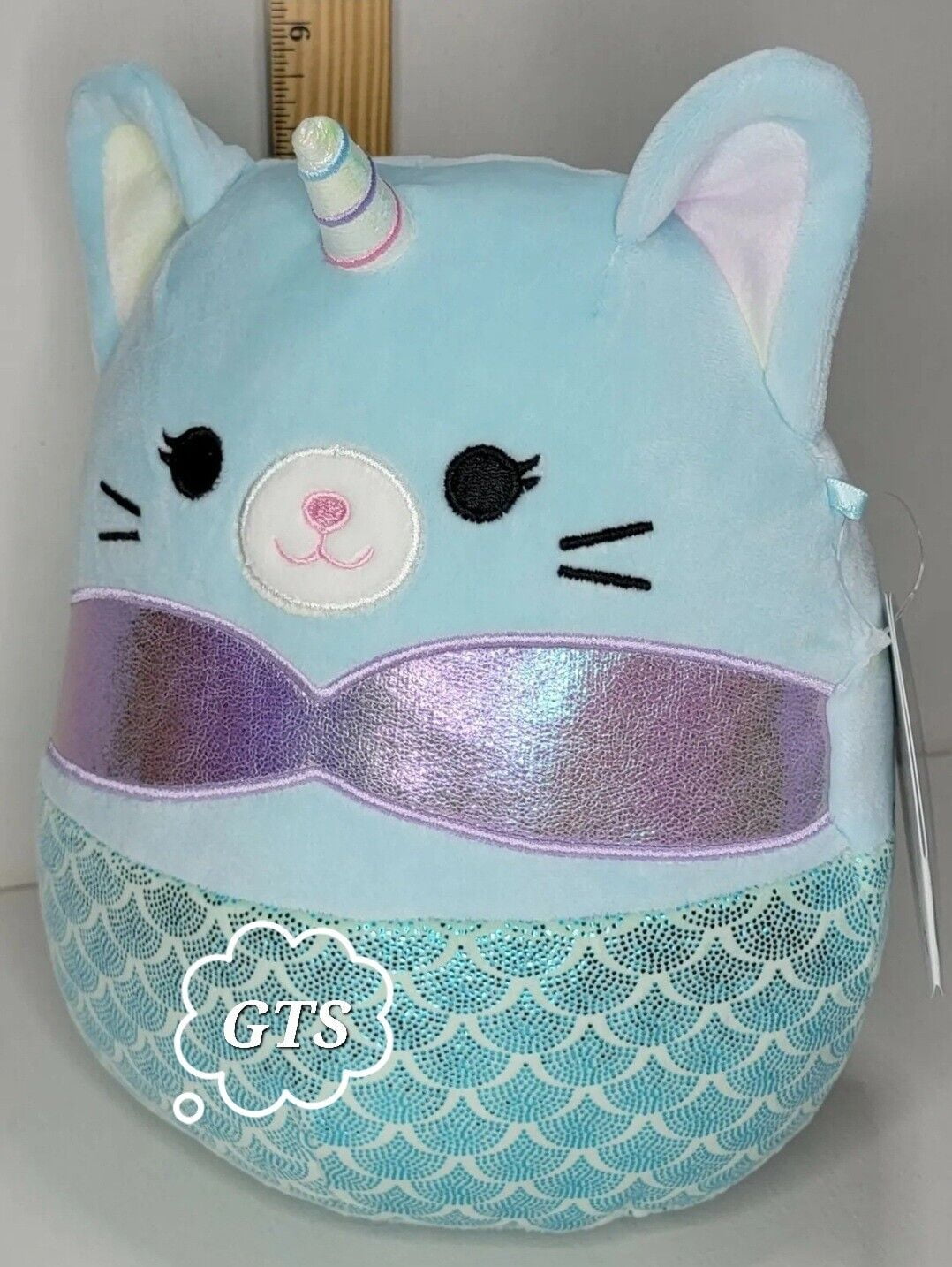 Squishmallow 8" Svetlana Mermaid Caticorn Soft Sparkly Sea Plush ...
