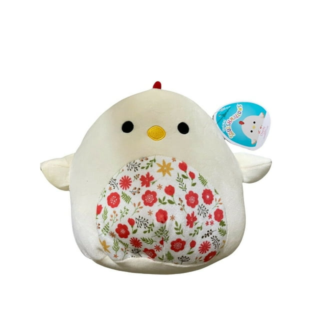 Squishmallow 8” inch Charity the Chicken Spring Plush Floral Belly ...
