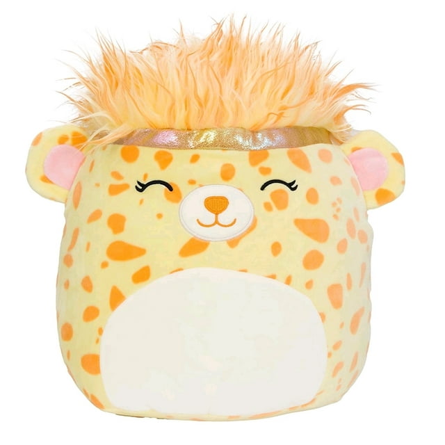 Squishmallow Cheetah Squish Doo Hair Stuffed Animal Toy Lexi the ...