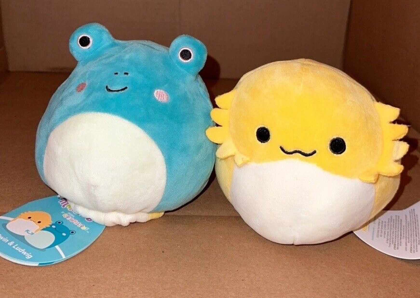 Squishmallow Flip A Mallow 5" Bertwin & Ludwig / Bearded Dragon & Frog ...