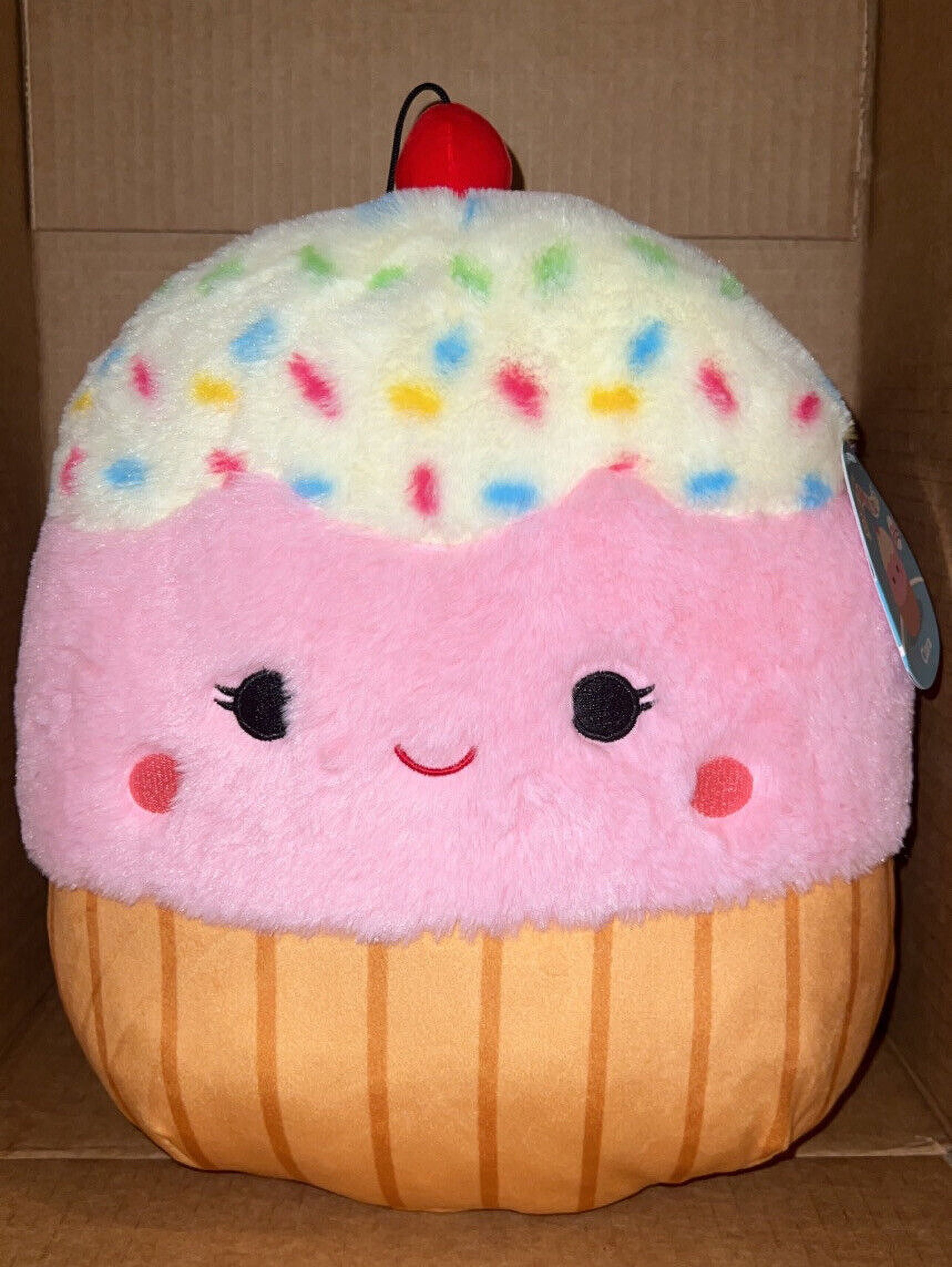 Squishmallow Fuzzamallow 12” CLARA CUPCAKE PLUSH - Walmart.com