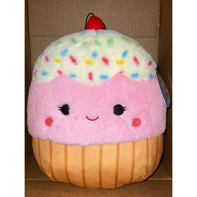 Squishmallow Fuzzamallow 12” CLARA CUPCAKE PLUSH - Walmart.com