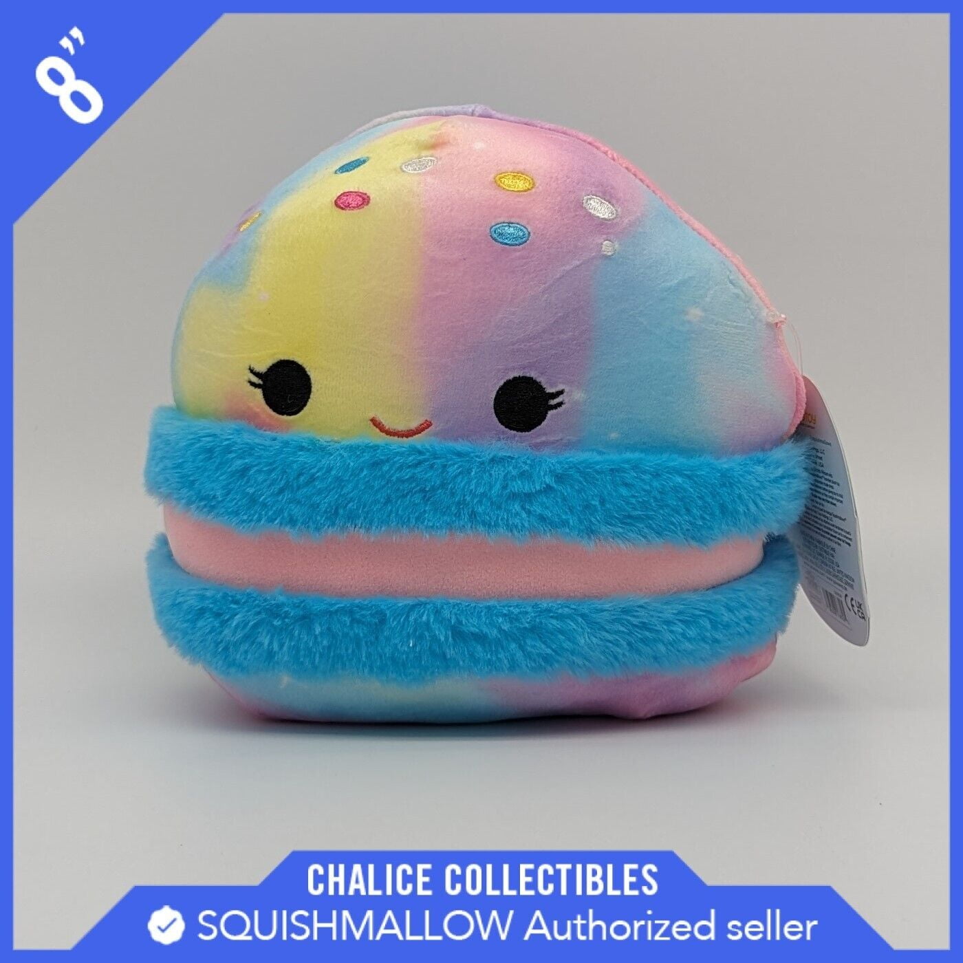 Squishmallow Kellytoy Perfect Pair 8" Amandine the Macaroni Plush ...
