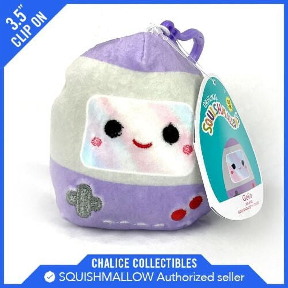 Squishmallow Kellytoy Plush Galia Purple Video Game Console Clip On 3.5 ...