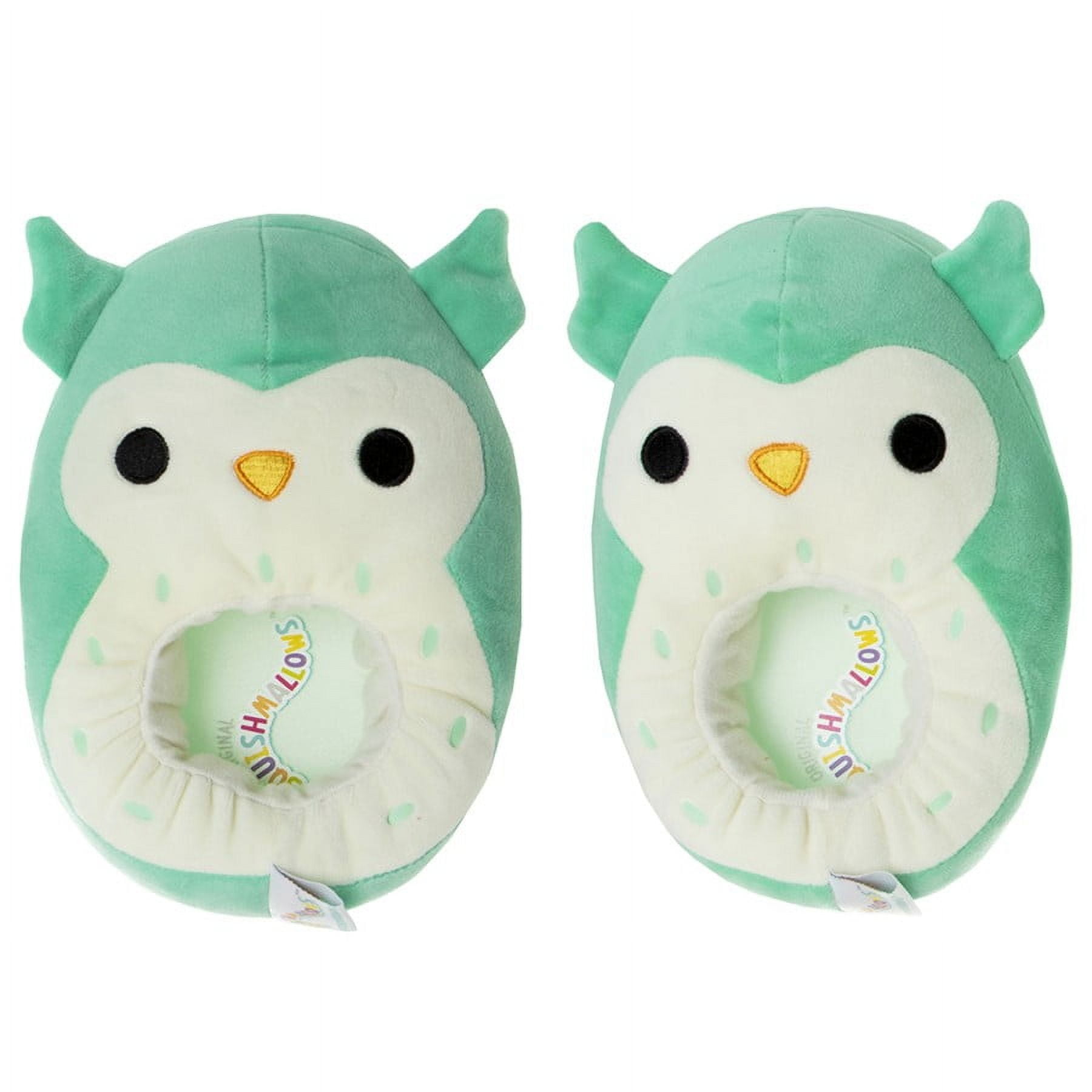 Squishmallow Ladies Dual Sizes Slippers - Turqoise/Cream, 7-8 - Walmart.com