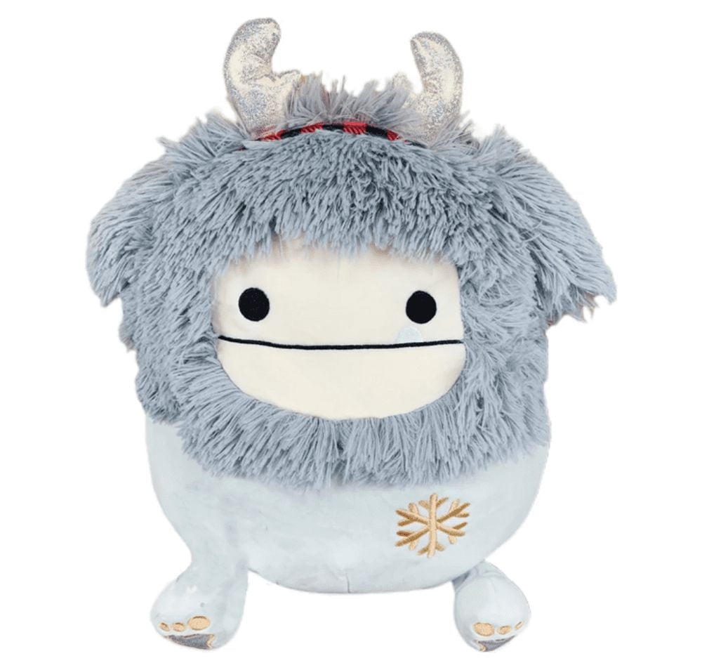 Kellytoy Squishmallow Large Winter Bigfoot Evita Christmas Soft Plush ...