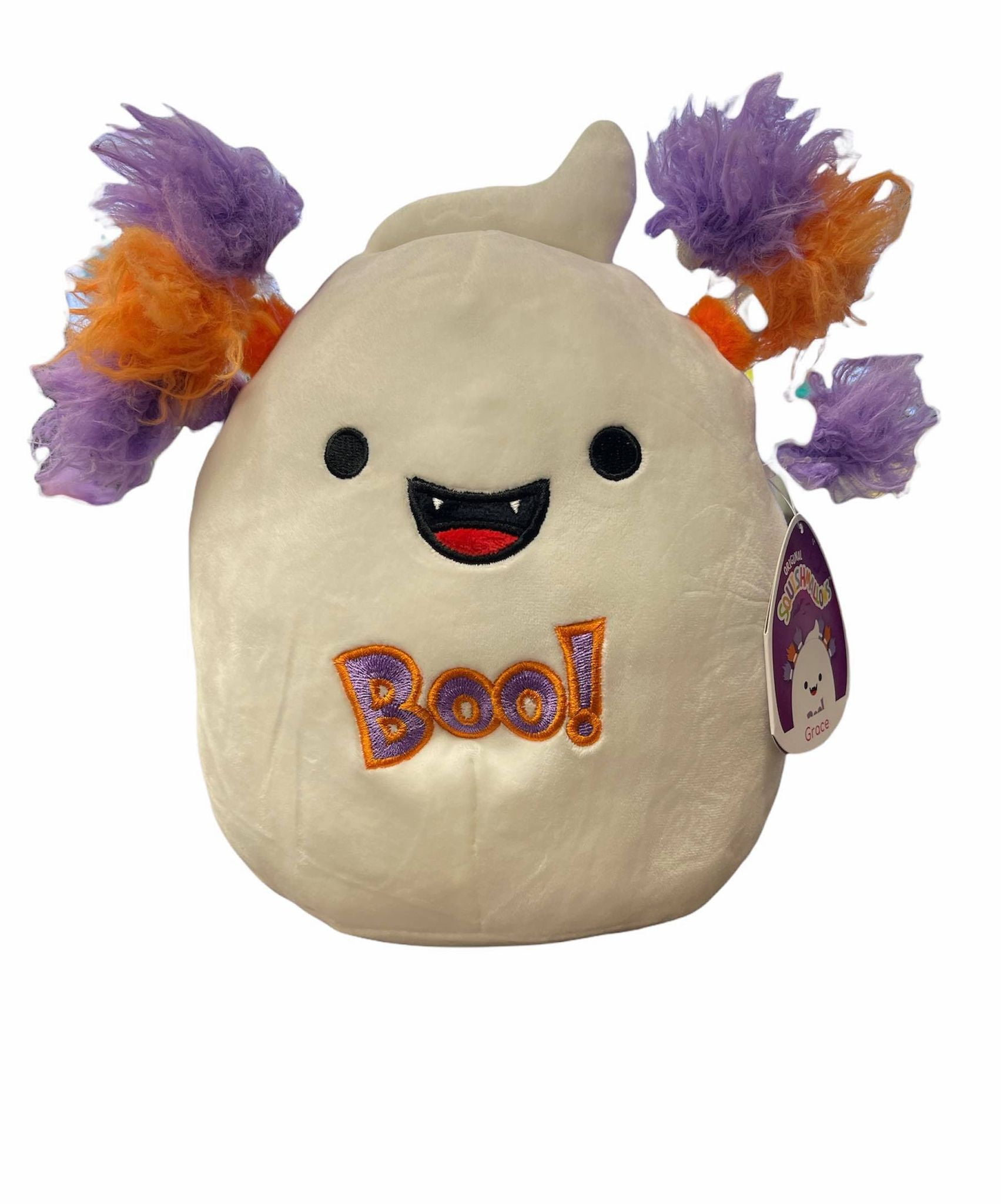 Squishmallow Official Kellytoy Plush 8" Grace Ghost Boo Ultrasoft ...