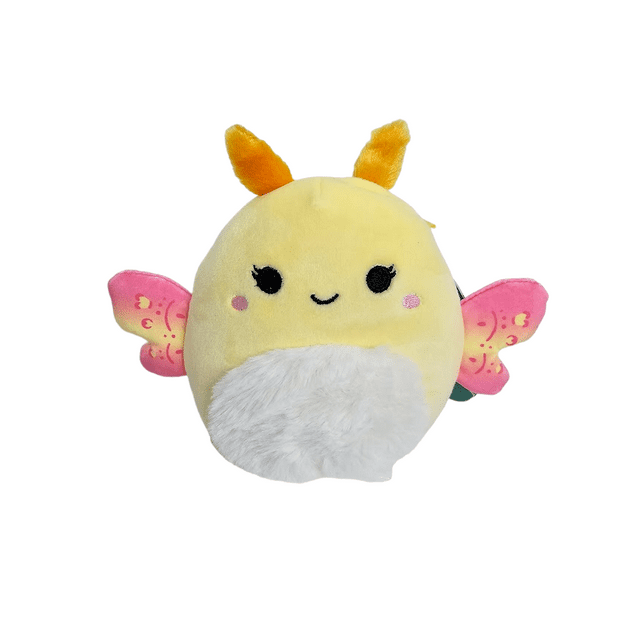 Squishmallow Official Kellytoys 5 inch Miry the Yellow and Pink Moth ...