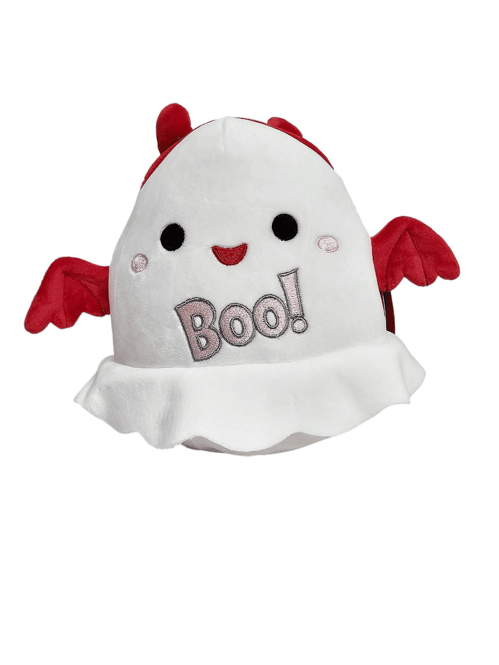 Squishmallow Official Kellytoys 8 Inch Melfy the White and Red Ghost ...