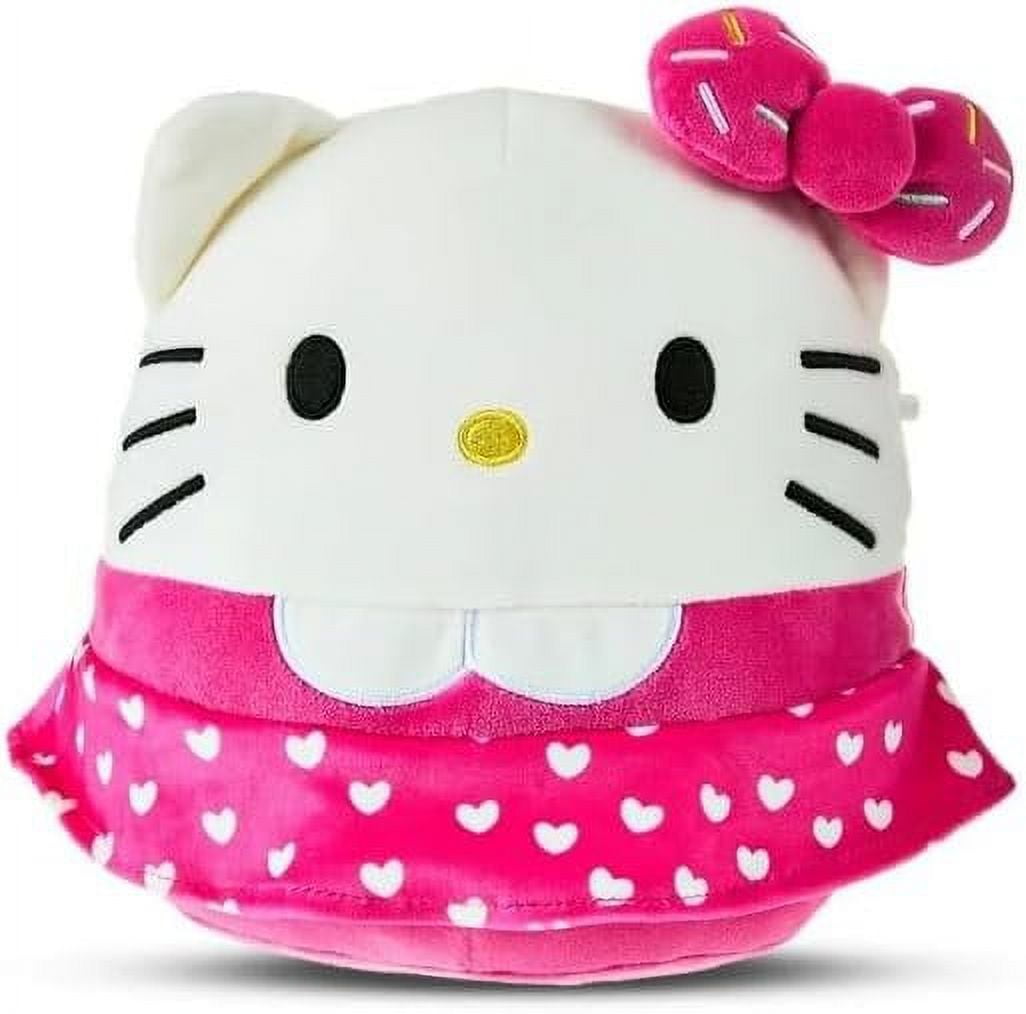 Squishmallow Original Hello Kitty Pink Heart Dress Plush, 5 inches ...