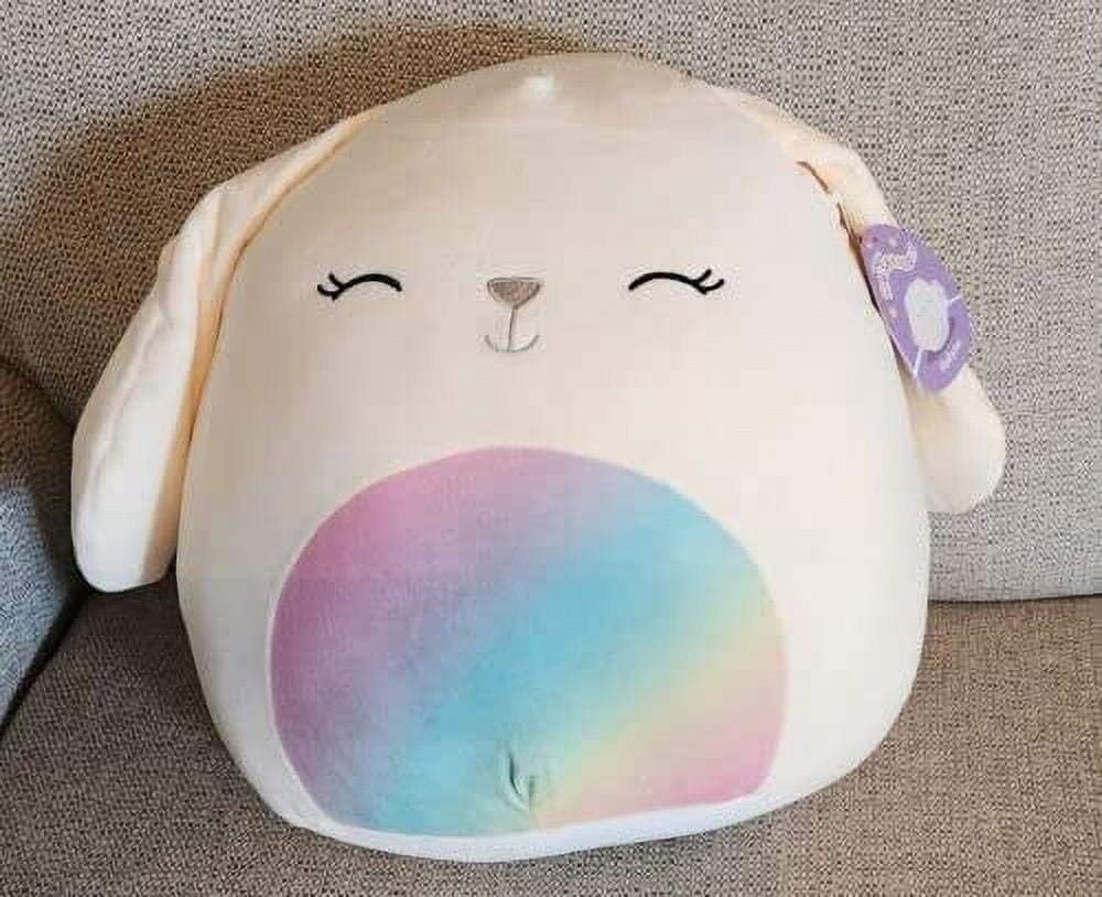 Squishmallow Robyne The Bunny Rabbit with Rainbow Belly 14" 2023 Easter ...