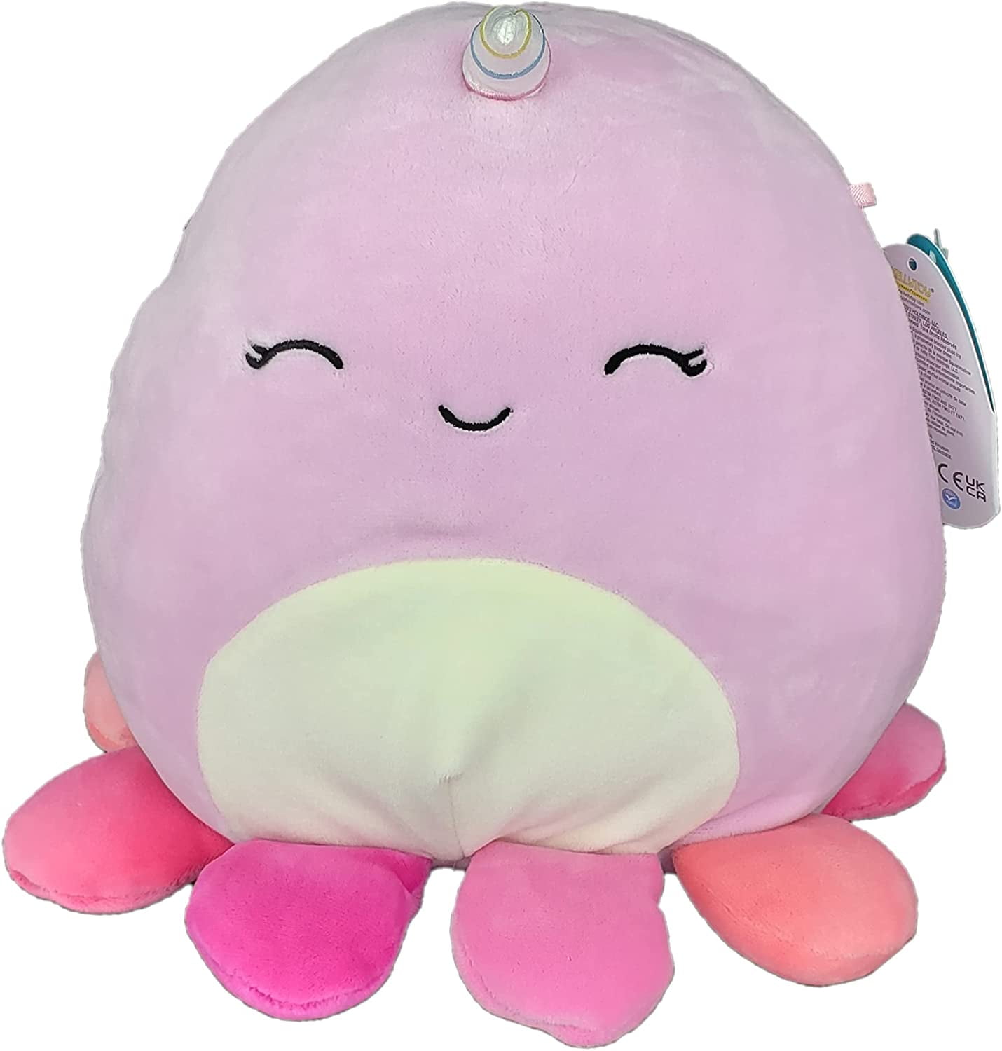 Squishmallow 5" Sleepy Davina Octopus Soft Plush Pillow, Washable and ...