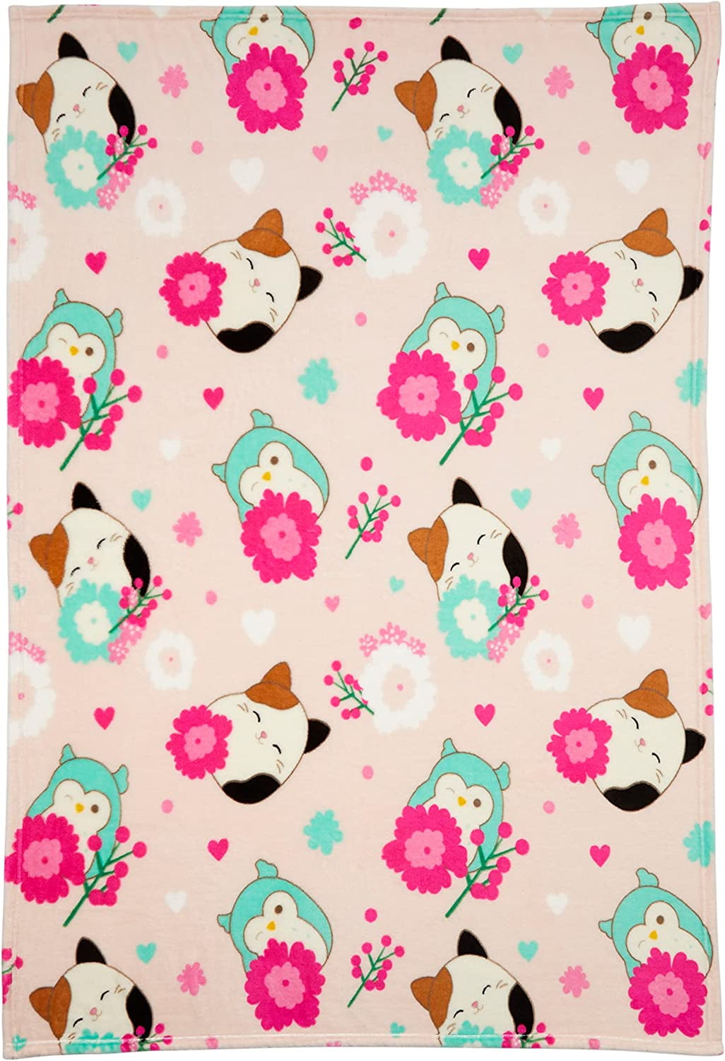 Squishmallow's Cam Bedding Super Soft Micro Raschel Throw, , (Official ...
