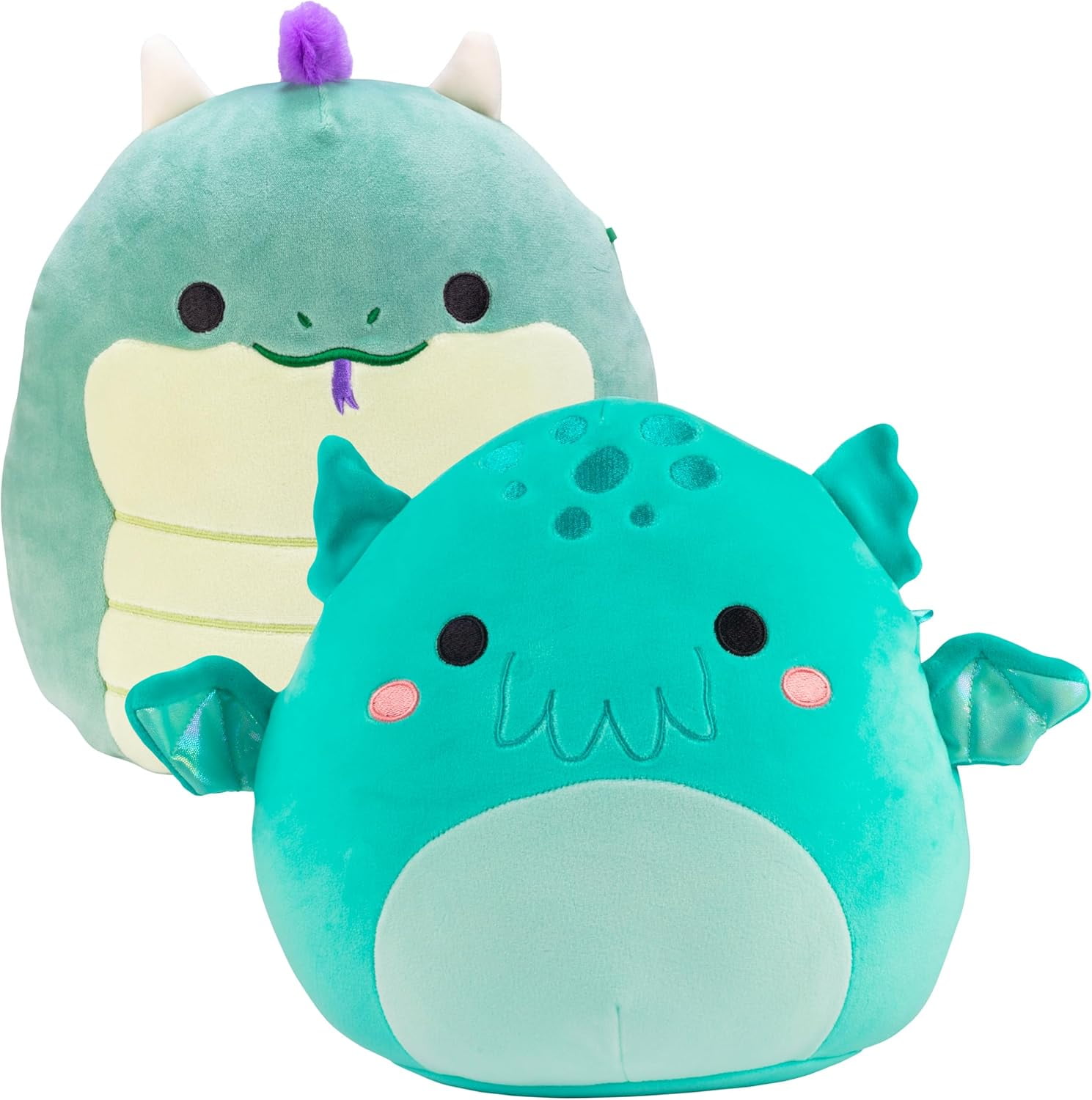 Squishmallows 10" 2-Squish Creature Pack Dragon & Cthulhu - Get Two ...