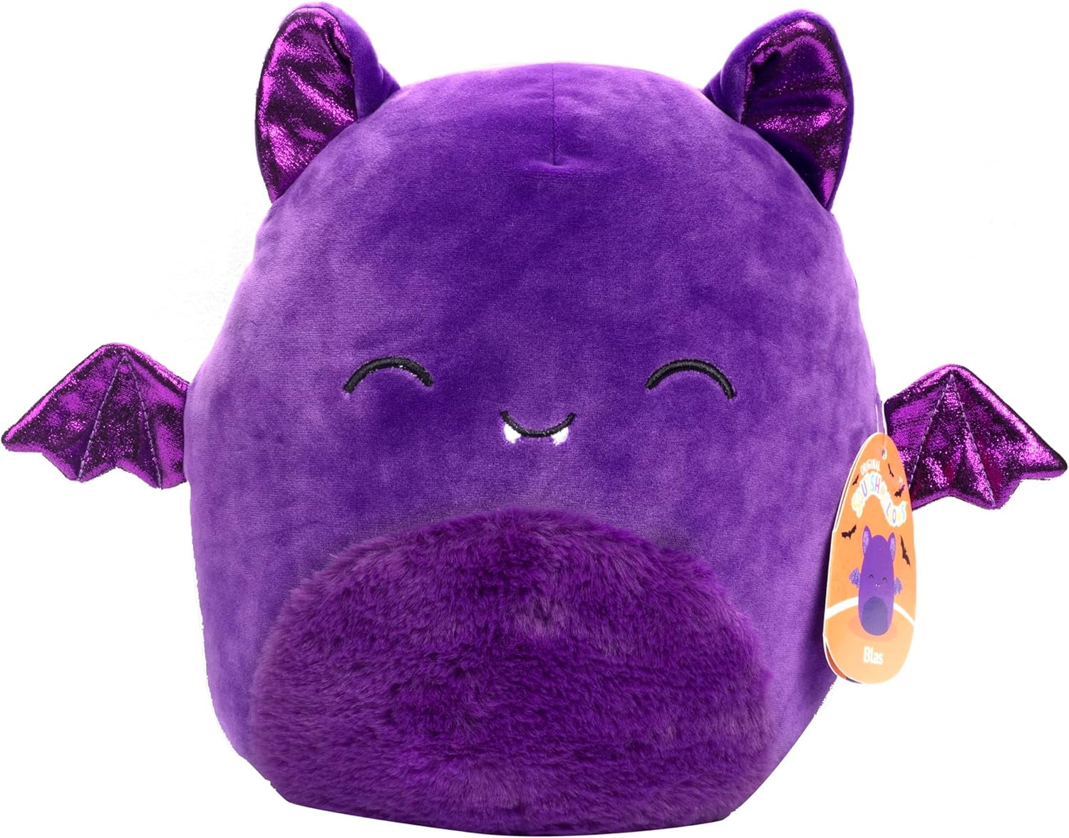 Squishmallows Original 10-Inch Blas The Purple Bat - Official Jazwares ...