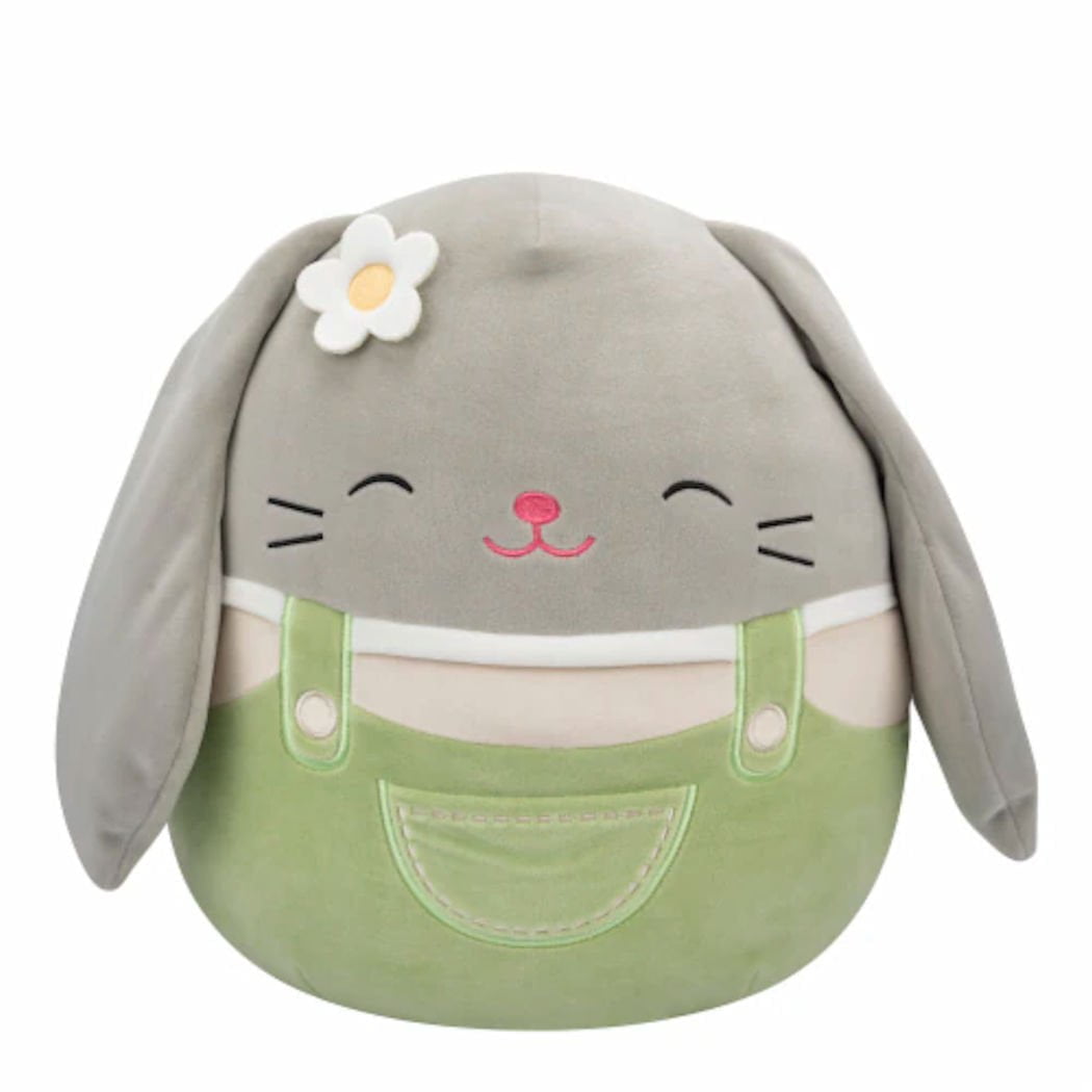 Squishmallows 10" Easter Blake the Bunny in Overalls - Walmart.com