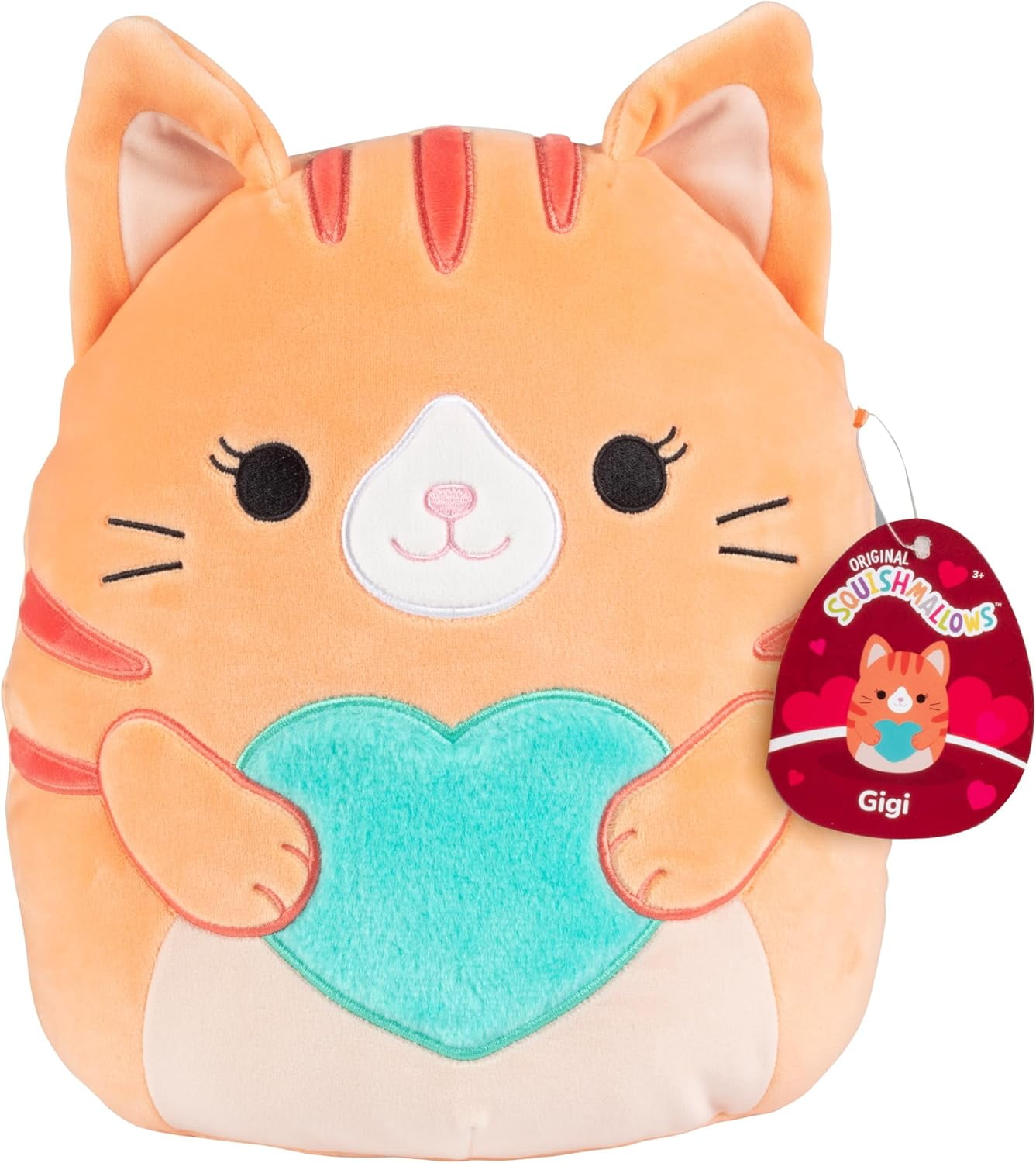 "Kellytoy Squishmallows 10"" Gigi The Cat Plush - Soft Squishy Kitten ...