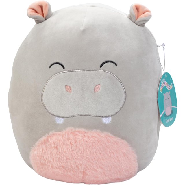 Squishmallows 10" Harrison The Grey Hippo - Officially Licensed ...