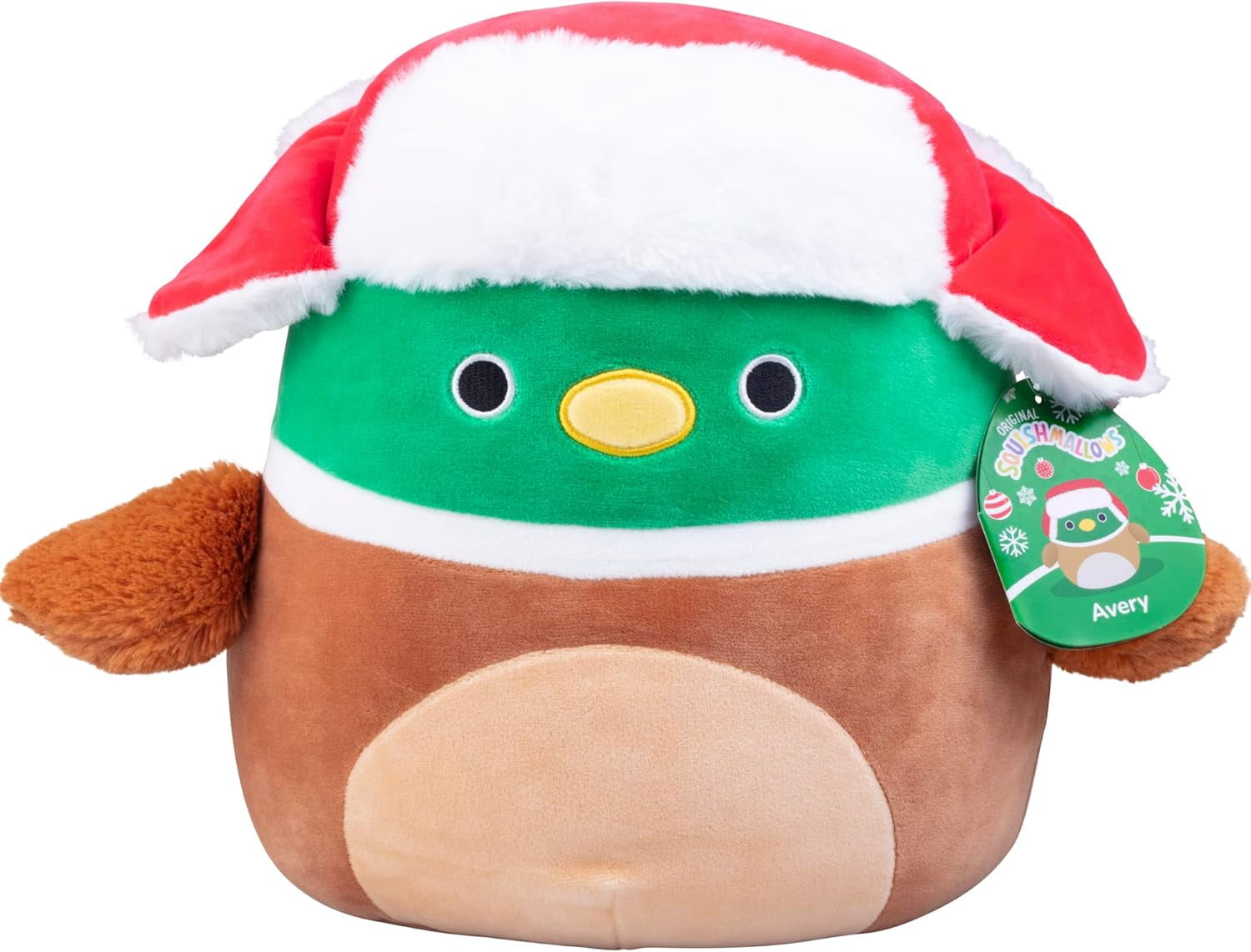 "Kellytoy Squishmallow 10"" Avery The Mallard - Soft Duck Stuffed ...