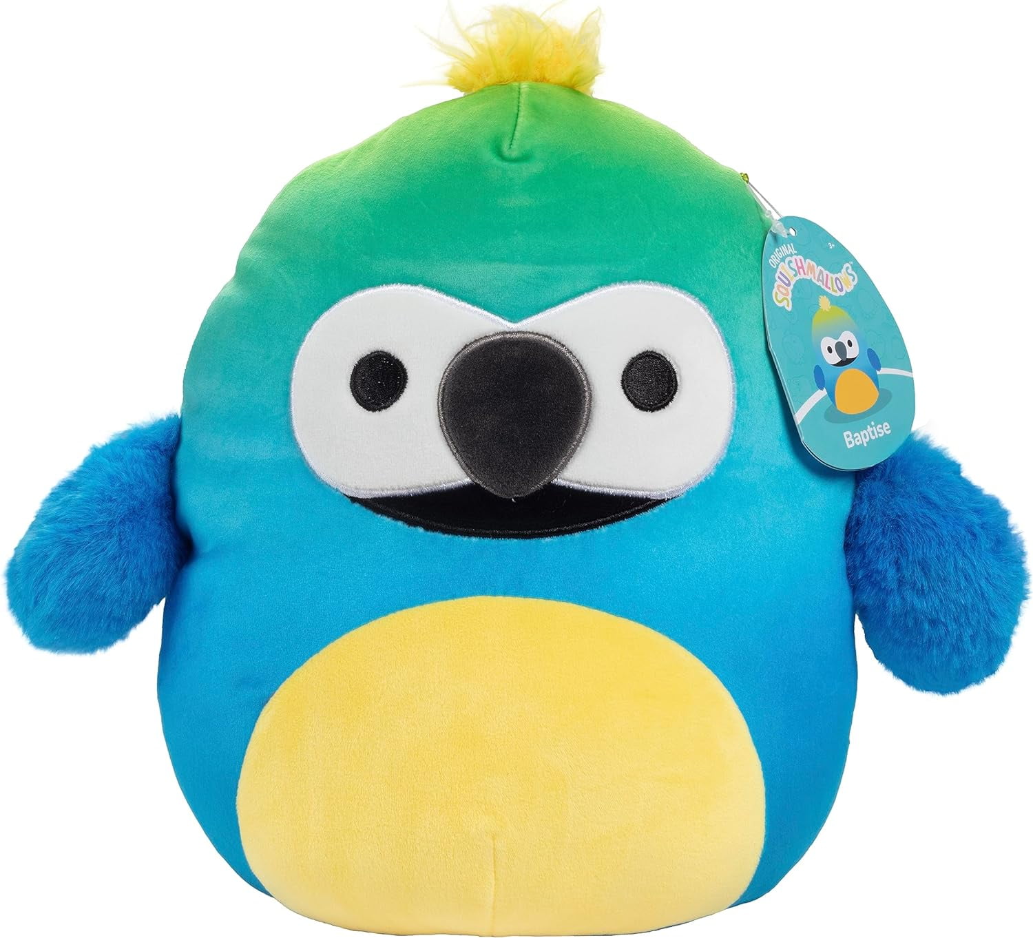 Squishmallows 10-Inch Baptise the Macaw Official Jazwares Plush Soft ...