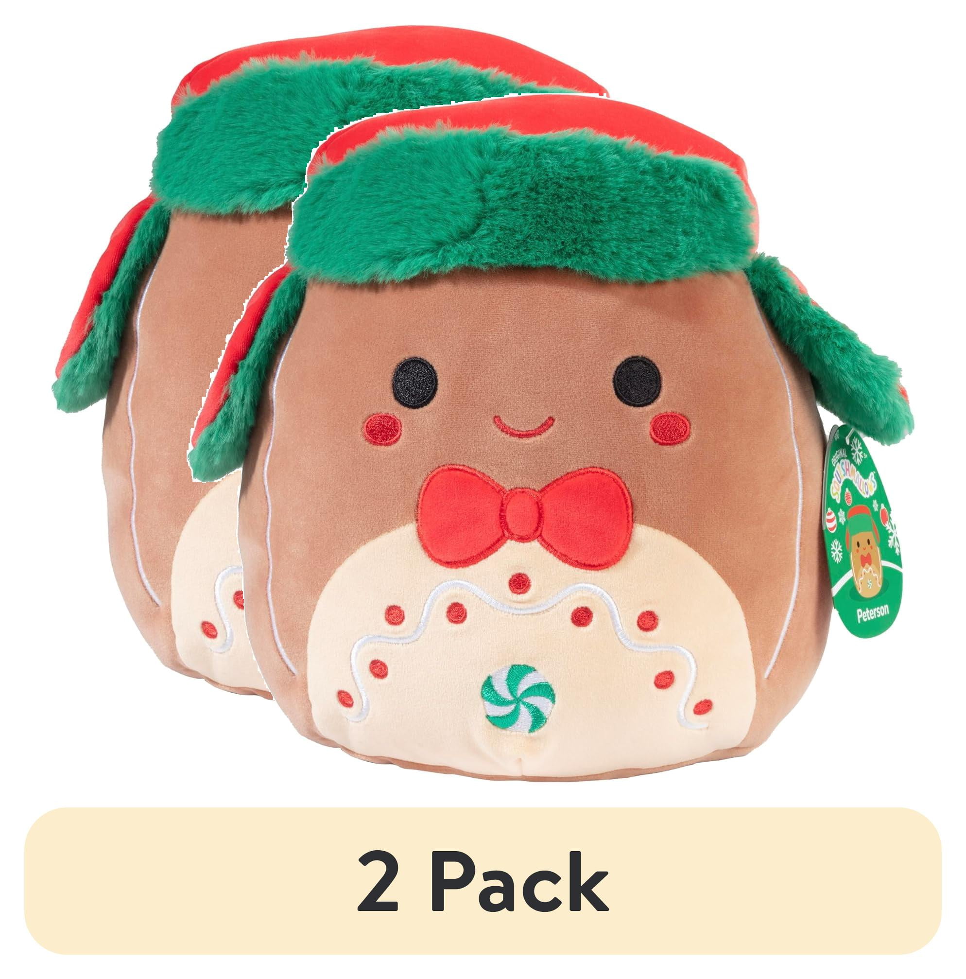 (2 pack) Squishmallows 10-Inch Peterson The Gingerbread Man - Official ...