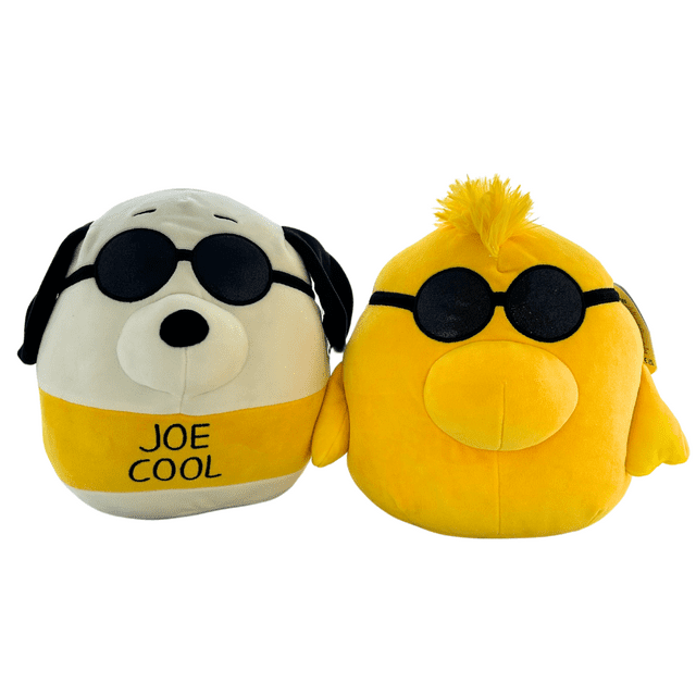 Squishmallows 10" Snoopy Joe Cool And Woodstock Cool Set of 2 Plush ...