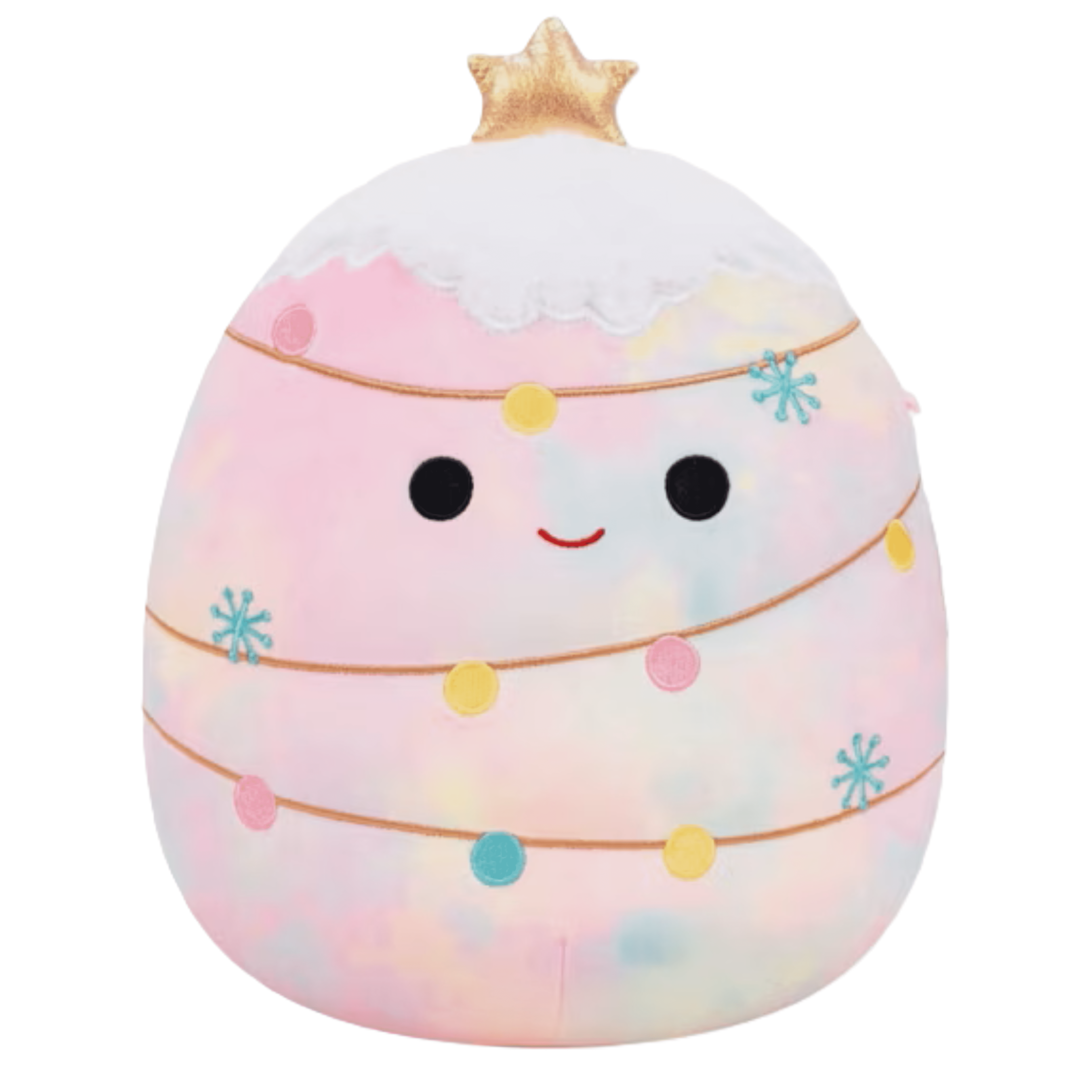 Squishmallows 10 inch Laurel Rainbow Christmas Tree W/String Lights and ...