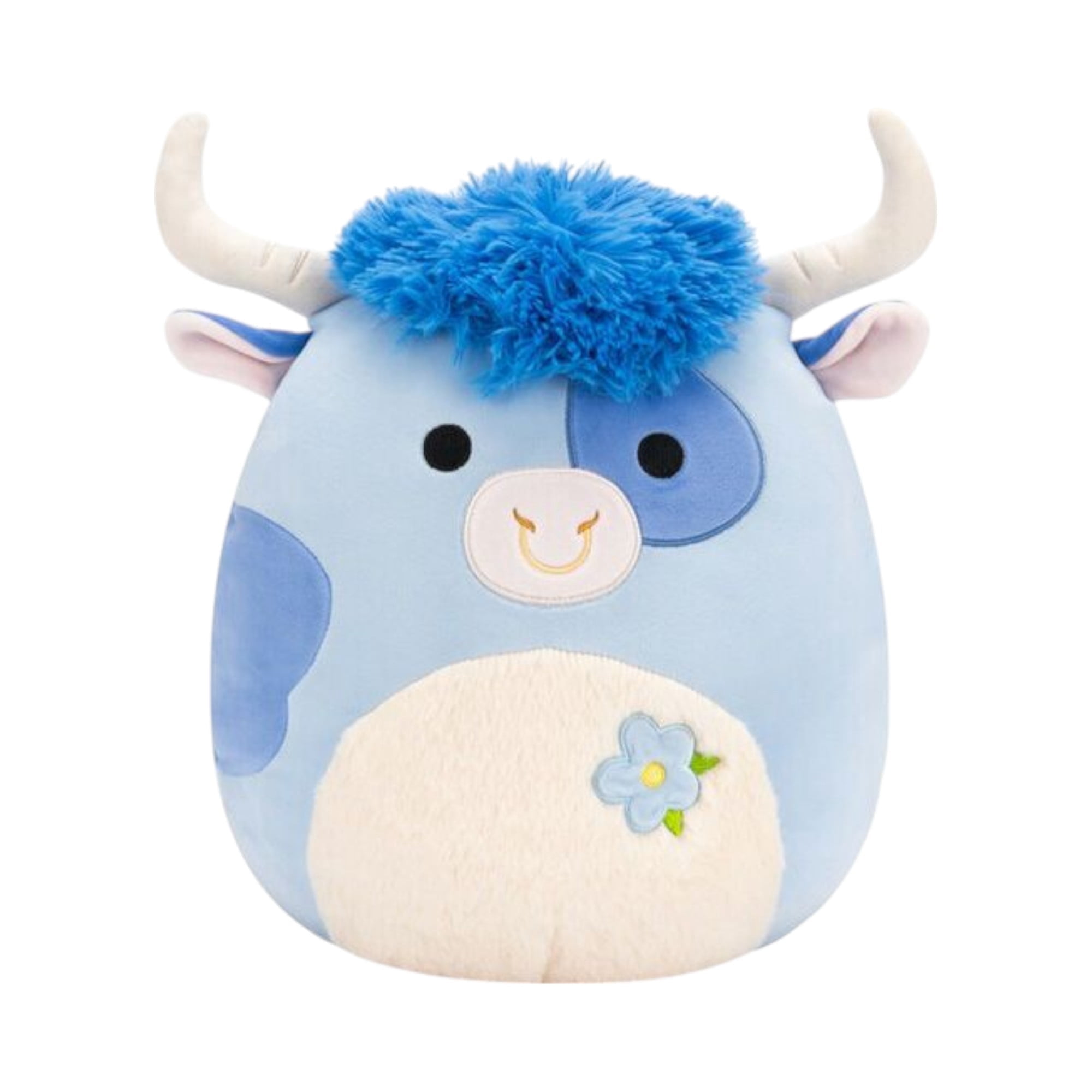 Squishmallows 11-Inch Bermayeh Blue Highland Cow Bull - Official ...