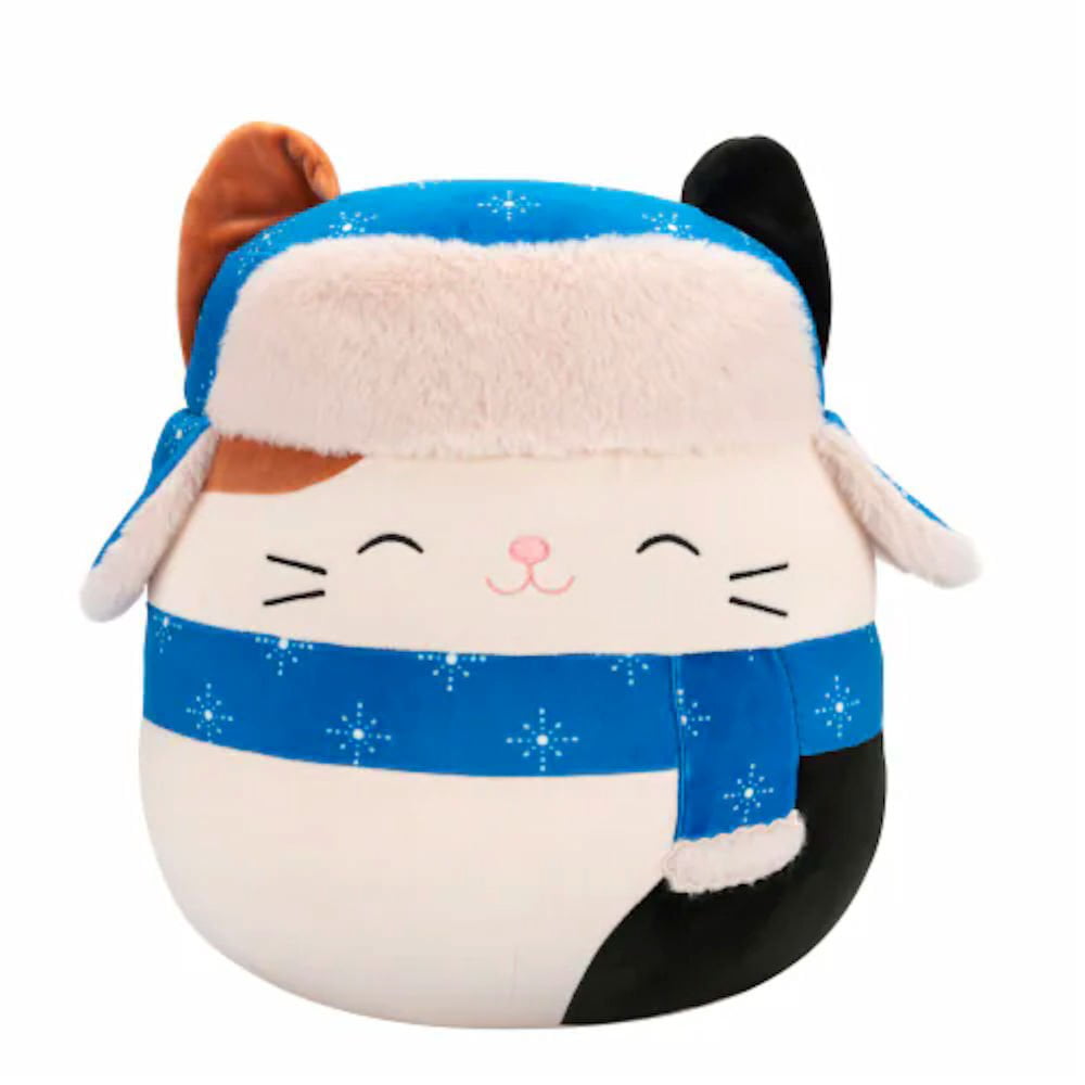 Squishmallows 12" Cam the Cat with Trapper Hat - Walmart.com