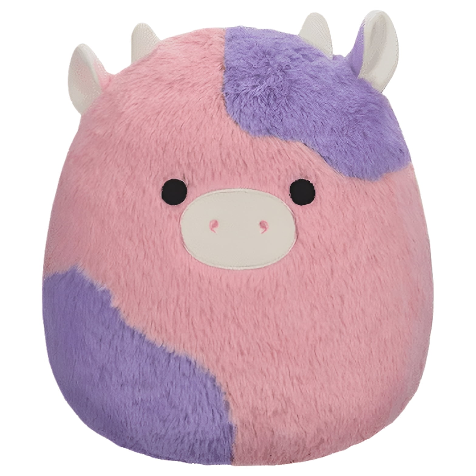 Squishmallows 12" Patty The Cow - Pink & Purple Fuzzamallow Cow ...