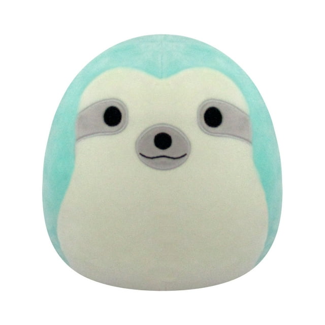 "Squishmallows 14"" Medium-Size Sloth - Aqua, Ultra-Soft Stuffed Animal ...