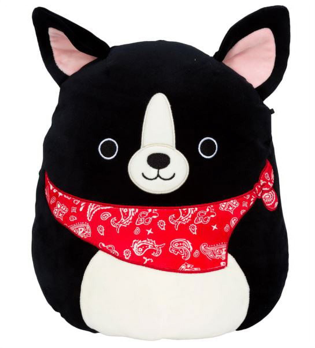 Squishmallows 12 inch Teddy the Black Dog with Red Bandana - Plush Toy ...