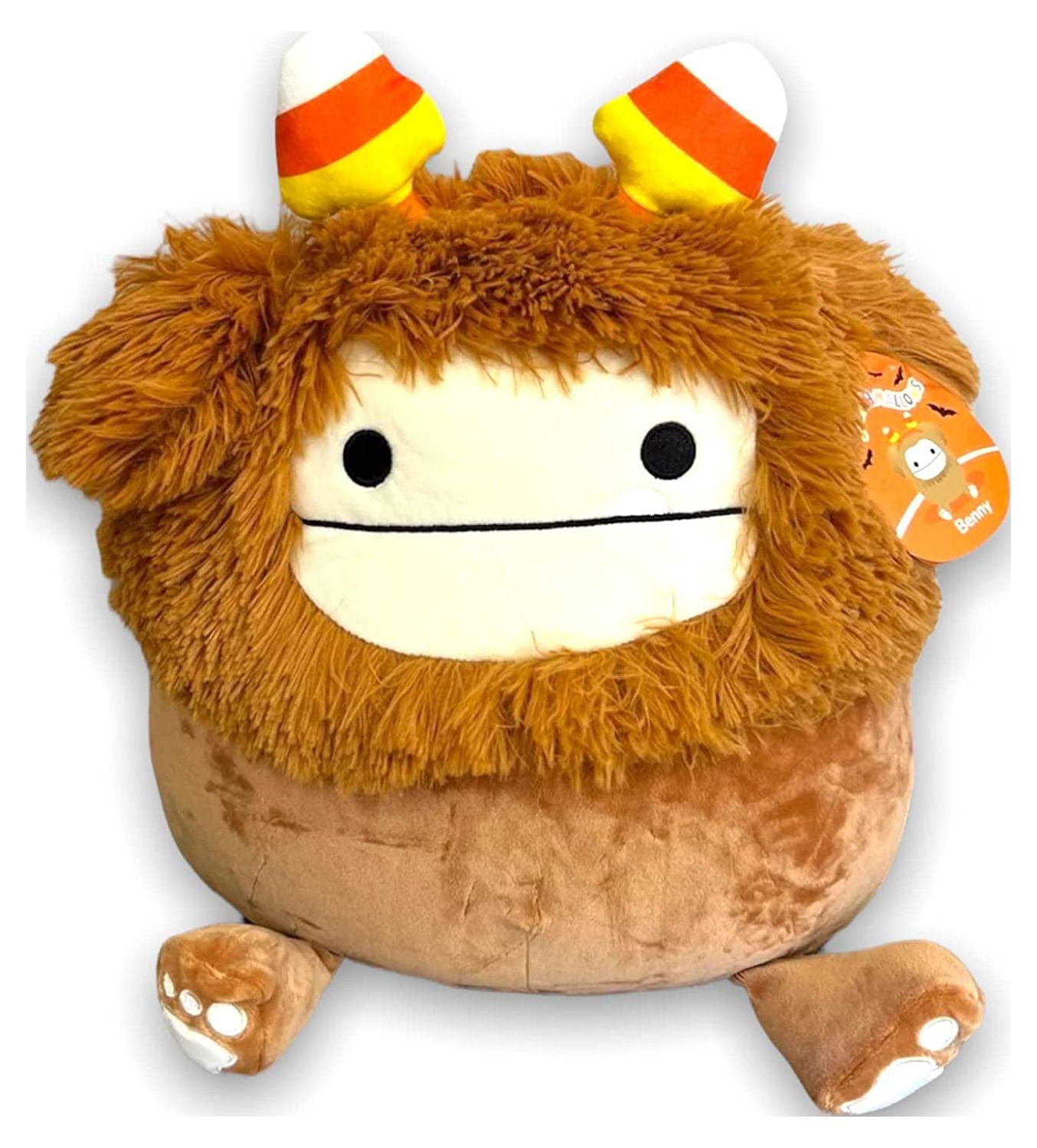 Free Shipping! Squishmallows 14" Benny the Bigfoot with Candy Corn ...