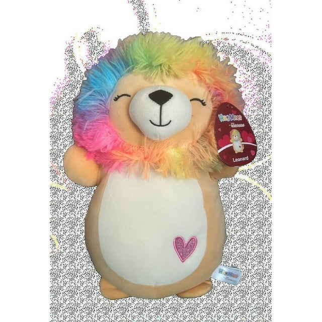 Squishmallows 14” Leonard the Lion HugMees Valentines 2024 Plush Toy ...