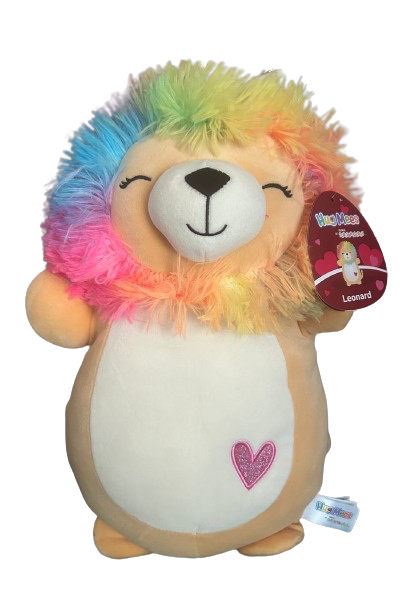 Squishmallows 14” Leonard the Lion HugMees Valentines 2024 Plush Toy ...