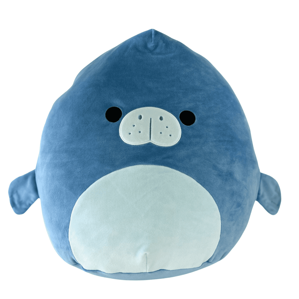 Squishmallows 14" Maeve The Manatee Blue Plush Stuffed Animal Toy ...