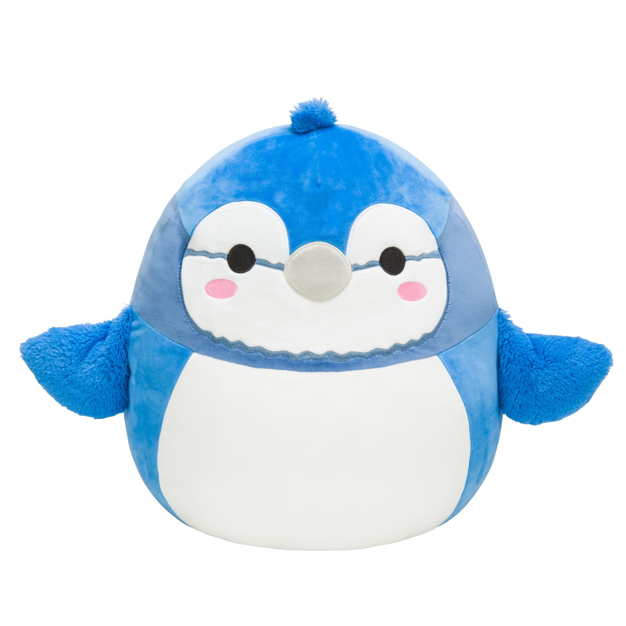 Squishmallows Plush Toy, 14-Inch Blue Jay Babs with Fuzzy Wings, Ultra ...