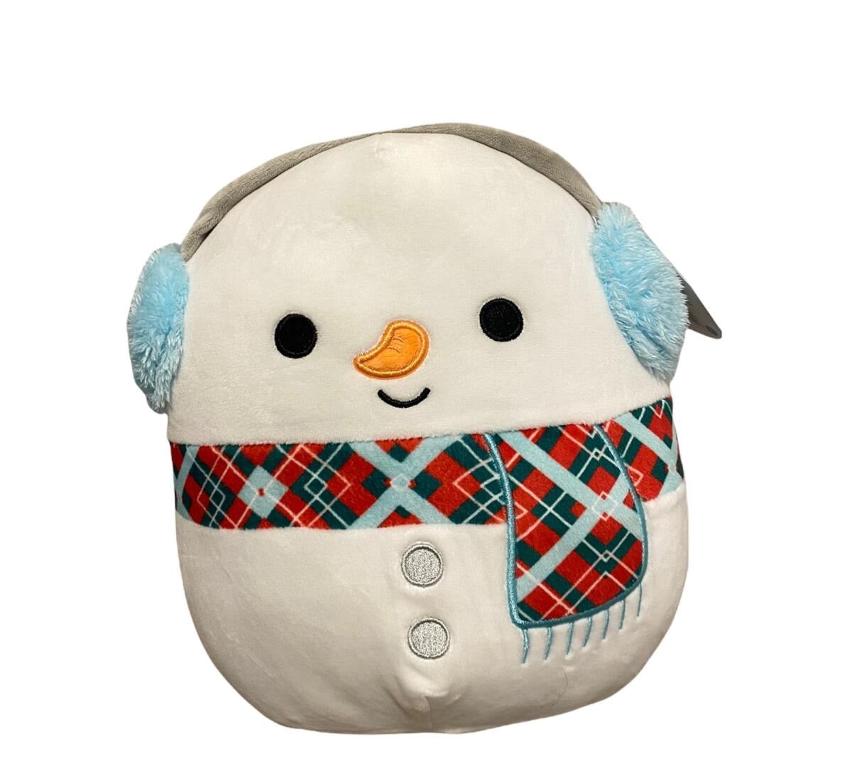 Offical Squishmallows Kellytoy 8" Manny the Snowman Plush Toy - Walmart.com