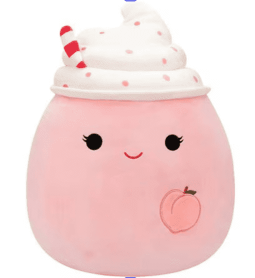 Squishmallows 16" Shelbs the Pink Peach Drink Plush Stuffed Toy ...