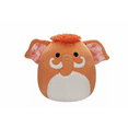 "Squishmallows 16"" Furry Wilbie Orange Woolly Mammoth Plush Toy With ...