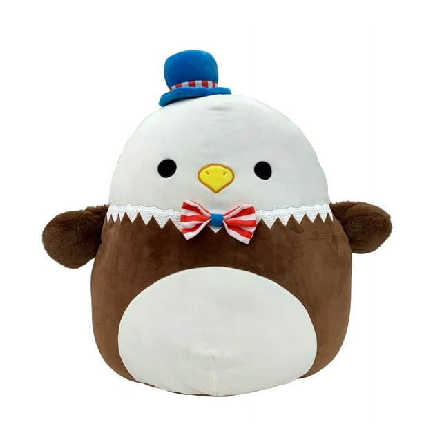 Squishmallows 16 inch Edward the Bald Eagle with Patriotic Stars ...