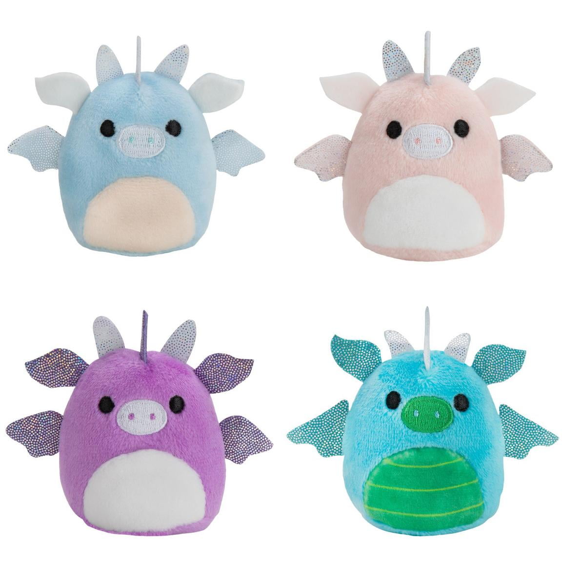 Walmart Exclusive Squishville Mini-Squishmallow Dragon Squad 4-Pack ...