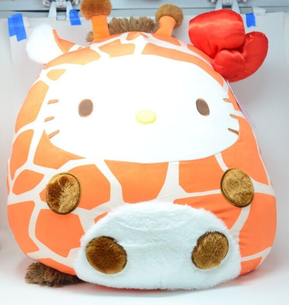 Hello Kitty Giraffe XL, 20" Squishmallow Plush Toy - Walmart.com
