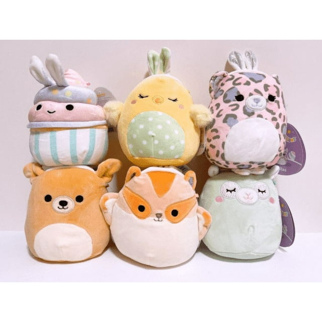Squishmallows 2023 Easter Squad E Bunny Ear Animals 5" Mini Plush Dolls ...