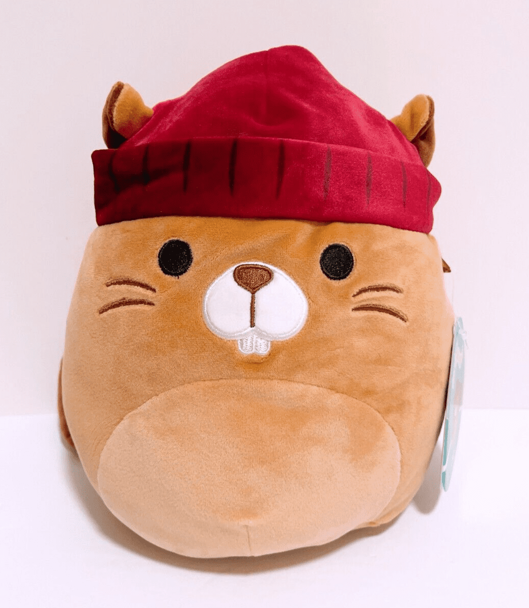 Squishmallows 2023 Fall Harvest Squad 7.5" Chip the Beaver Animal Plush ...