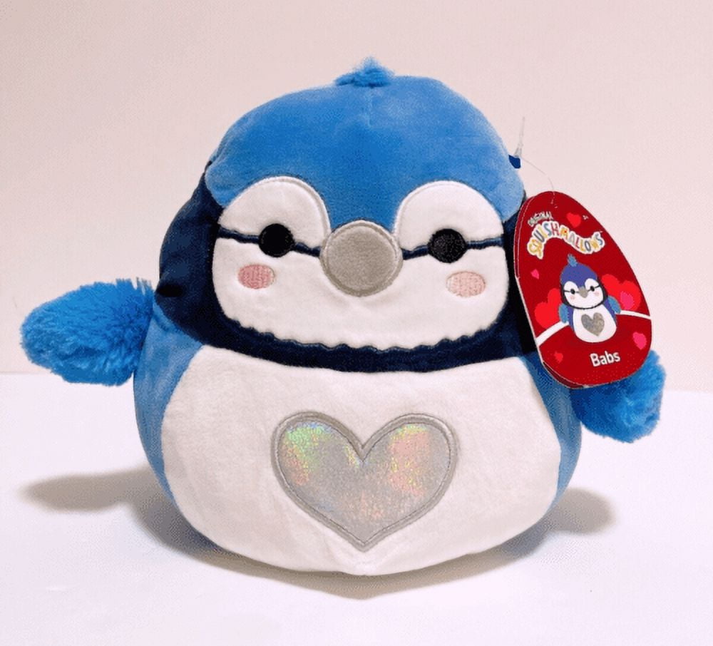 Squishmallows 2023 Valentine Squad B 8" Babs the Blue Jay Plush Doll ...