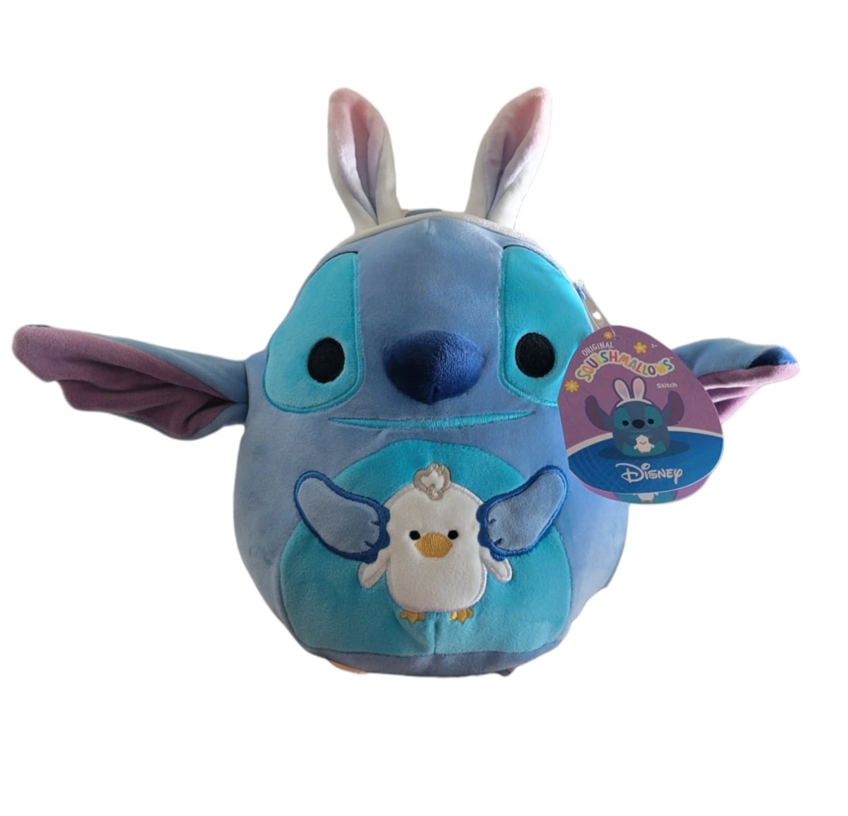 "Squishmallows 8"" Disney Stitch Easter Plush Toy - Huggable and ...