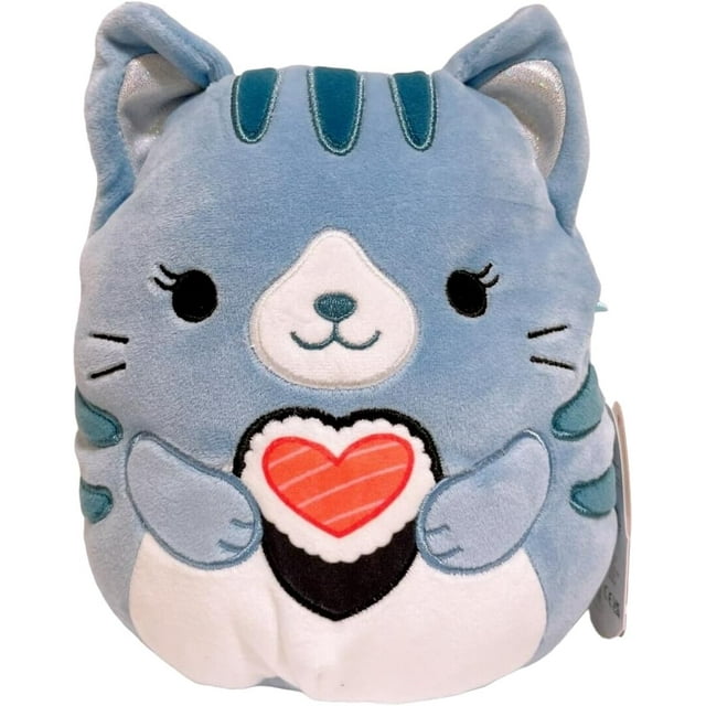 Squishmallows 2024 Valentine Squad 8" Plush Toy (8" Carizma The Cat with Sushi) - Walmart.com