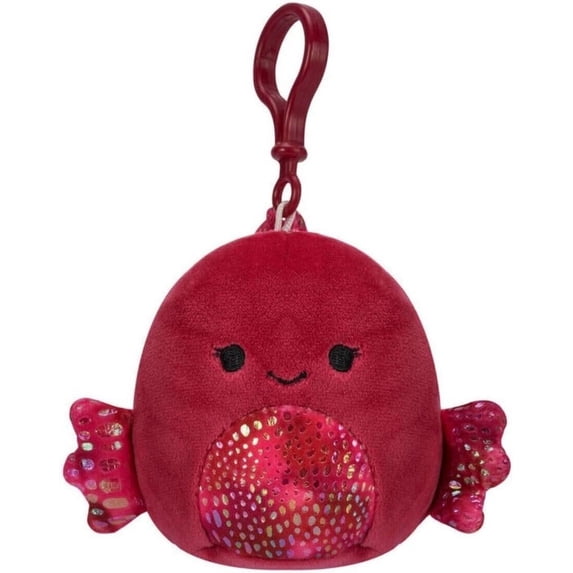 Squishmallows 3.5" Clip-On Barella The Beta Fish - Aquatic Sea Animal ...
