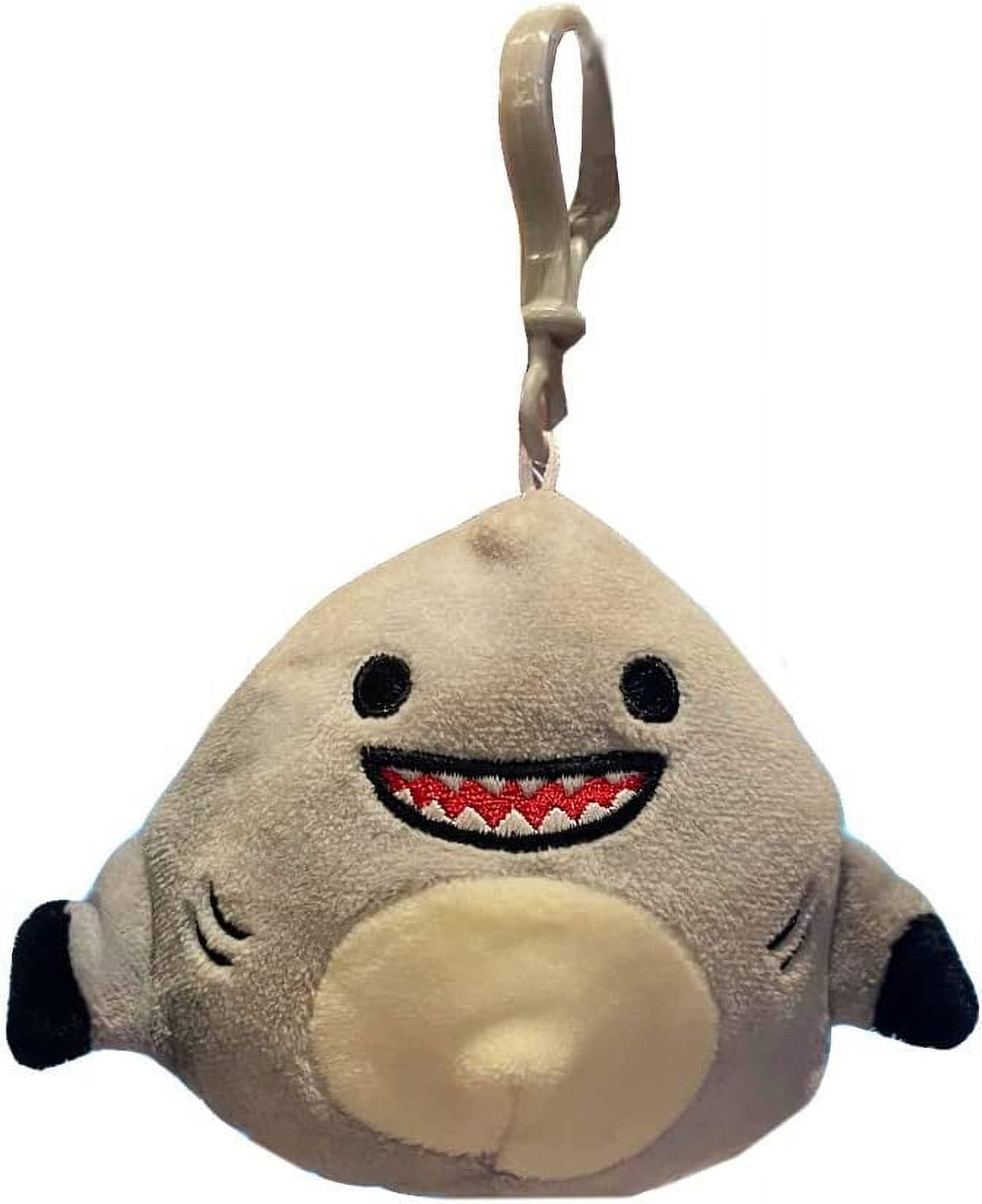 Squishmallows 3.5" Gordon The Shark Clip on Plush Stuffed Animal Toy ...